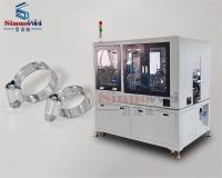 China Adjustable Worm Gear British Type Hose Clamp Machine for sale