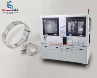 China 1000 Pcs/hour Hose Clamp Machine Brirish Type Hose Clips Machine for sale