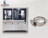 China Adjustable Screw Worm Gear American Type Hose Clamp Hose Banding Machine ODM for sale
