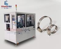 China Adjustable Screw Worm Gear American Type Hose Clamp Hose Banding Machine ODM for sale