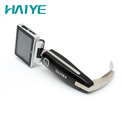 China Haiye Video Laryngoscope Set 3 Inch LCD Screen 3400mAh Rechargeable Battery Disposable Blade for sale