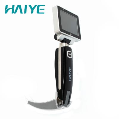China Portable Rechargeable Video Laryngoscope 3 Inch LCD 2MP Camera 5 Disposable Blades for sale