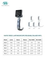 China Reusable Rigid Video Laryngoscope 5 Disposable Blades 1600x1200 Resolution 350min Battery for sale