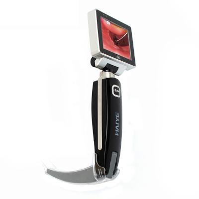 China Stainless Steel Disposable Video Laryngoscope 3 Inch LCD 2MP Camera CE Certified Airway Intubation for sale