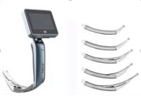 China 3.0 Inch Rechargeable Video Laryngoscope with 5 Disposable Blades for Difficult Airway Intubation for sale