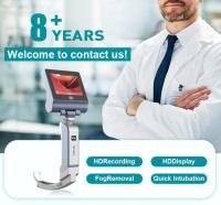 China Reusable Stainless Steel Video Laryngoscope 3.0 Inch Screen 5 Blades for sale