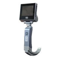 China Stainless Steel Reusable Video Laryngoscope with 5 Blades 3 Inch LCD Screen 3000mAh Battery for sale