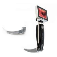China 3 Inch Stainless Steel Video Laryngoscope 2MP Camera 3400mAh Battery for Difficult Airway Intubation for sale