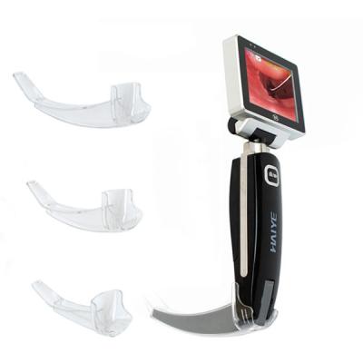 China Disposable Blade Video Laryngoscope 3 Inch Screen 3400mAh Battery for Neonatal Intubation for sale