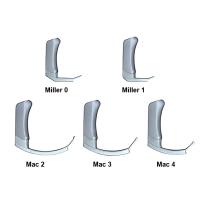 China CMOS Rigid Video Laryngoscope 3.0 Inch Display 5 Reusable Blades 1280x720 HD for sale