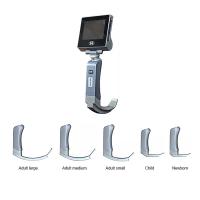 China Stainless Steel Video Laryngoscope 5 Reusable Blades 8GB Storage 3.0 Inch LCD for sale