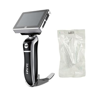 China CE Certified Portable 8GB Medical Video Laryngoscope for Adult Airway Intubation 3 Inch LCD for sale