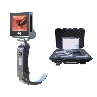 China FDA Certified Rechargeable Reusable Blade Video Laryngoscope 3 Inch LCD 3400mAh for Medical Anesthesia Intubation for sale