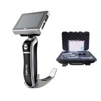 China Rechargeable Handheld Video Laryngoscope 3.5 Inch LCD 1280x720 HD 3400mAh Battery 3 Disposable Blades for sale