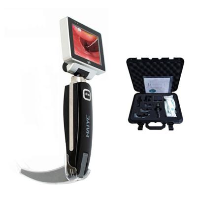 China 2MP 8G Stainless Steel Anesthesia Video Laryngoscope with 3 Disposable Blades for sale