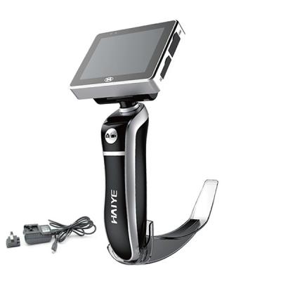 China Disposable Rechargeable Video Laryngoscope Intubation Endoscope 3 Inch LCD 3400mAh for sale