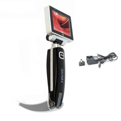 China 3 Inch Screen Rechargeable Medical Video Laryngoscope 2.0MP 3400mAh for Airway Intubation for sale