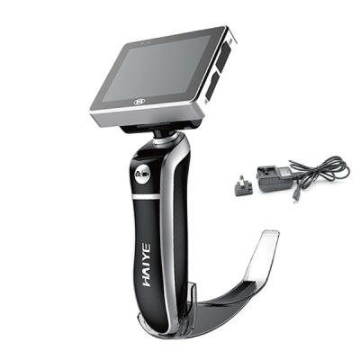China FDA Certified 3 Inch Screen Video Laryngoscope with 3 Sized Disposable Blades 3400mAh Battery for sale