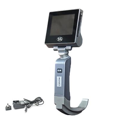 China Portable Reusable Stainless Steel Video Laryngoscope 5 Sized Blades 3.0 Inch LCD for sale