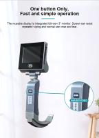 China HD Video Laryngoscope Rigid Anesthetic with 5 Reusable Blades 960x480 Display for sale