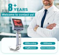 China Stainless Steel Medical Video Laryngoscope 3 Inch HD Screen 32GB Reusable for sale