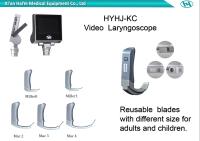 China Reusable Video Laryngoscope 316 Stainless Steel Blade 3 Inch LCD Screen 3400mAh Battery for sale