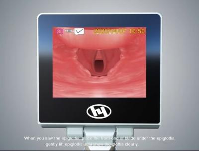 China Reusable Video Laryngoscope 3 Inch LCD 2MP Camera for Difficult Airway Intubation for sale