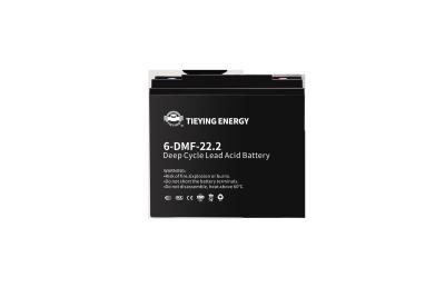 China 12v 22ah Lead Acid Ebike Battery Rechargeable 6-DMF-22 6.38+-0.02kg Weight for sale