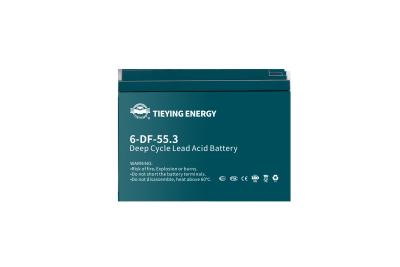 China OEM ABS 55.3Ah 12 Volt Sealed Lead Acid Battery For E-Tricycle Cycle life >450times for sale