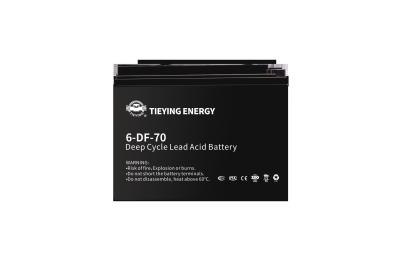 China ISO9001 Rechargeable Maintenance Free Sealed Lead Acid Battery 12v 70ah 6-DF-70 For Electric Tricycle for sale
