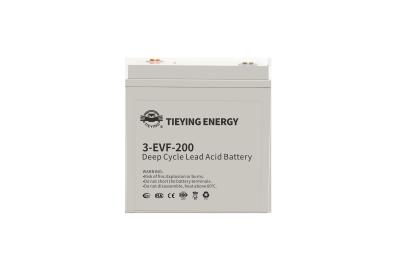 China 12V 200Ah Storage Lead Acid Golf Cart Batteries 3-EVF-220 33+-0.5kg for sale