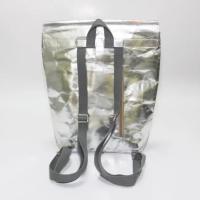 China Custom Eco Waterproof Durable Metallic Washable Kraft Paper Bag Computer Craft Backpack for sale