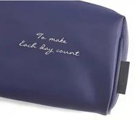 China Waterproof Washable Travel Nylon Cosmetic Bag Plain Toiletry Zippered Makeup Bag for sale