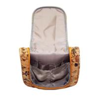 China Travel Soft Vegan Leather Makeup Cosmetic Bag Flower Pattern Customized Wholesale for sale