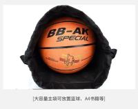 China Custom Logo Drawstring Sports Backpack Bright Color With Basketball Compartme for sale