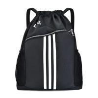 China Custom Logo Drawstring Sports Backpack Bright Color With Basketball Compartme for sale