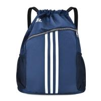 China Custom Logo Drawstring Sports Backpack Bright Color With Basketball Compartme for sale