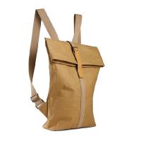 China Unisex 0.55mm Washable Paper Backpack Biodegradable Backpack For Camping Hiking for sale