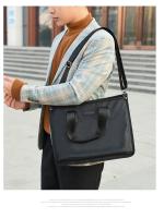 China Office Best Briefcase Custom Logo For 14 / 18 / 22 Inch Hp Male Laptop Messenger Sling Bag For Men for sale