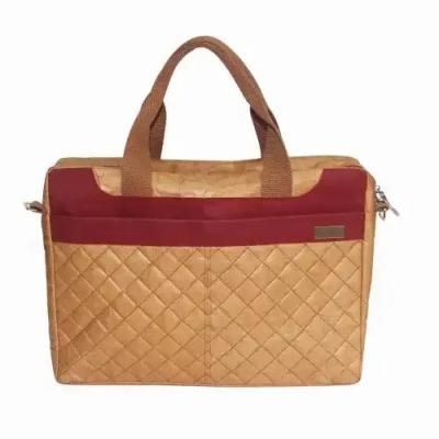 China Eco Reusable 15 Inch Washable Paper Bag tyvek paper Laptop Briefcase Tote OEM for sale