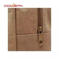 China Custom Recycled Washable Paper Backpack Waterproof Strong Tough Detachable for sale