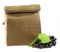 China Custom printed high quality 10oz 12oz 16oz insulated washable waxed canvas reusable lunch bag with aluminium foil for sale