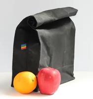 China Custom printed high quality 10oz 12oz 16oz insulated washable waxed canvas reusable lunch bag with aluminium foil for sale