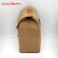 China Brown Dupont Tyvek Paper Lunch Cooler Bag Custom Aluminium Foil Thermal Insulation for sale
