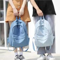 China Custom Smell Proof School Canvas Backpack White Khaki Blue Black With Logo for sale