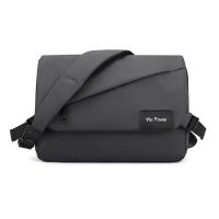 China Mens Black Laptop Shoulder Messenger Bag Large Washable Sling Cross Shoulder Side Bag for sale