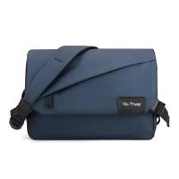 China Mens Black Laptop Shoulder Messenger Bag Large Washable Sling Cross Shoulder Side Bag for sale
