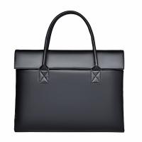 China Mens Women  Laptop Portfolio Bag Luxury Business Classic Leather Computer Bag for sale