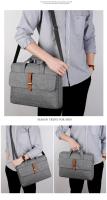 China Female Computer Laptop Bag 13.3 - 15.6 Inch Washable Oxford Customized Logo for sale