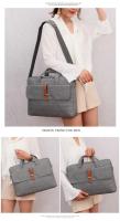 China Female Computer Laptop Bag 13.3 - 15.6 Inch Washable Oxford Customized Logo for sale